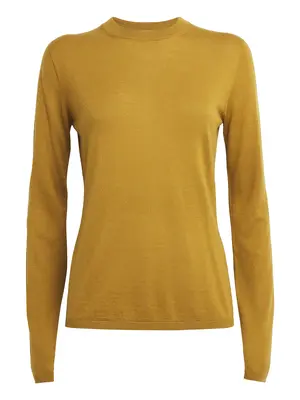 Max Mara Cashmere Sweater Yellow