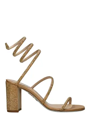 Rene Caovilla René Caovilla Embellished Cleo Sandals 80 Gold