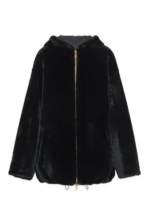 Prada Shearling Reversible Jacket - Black