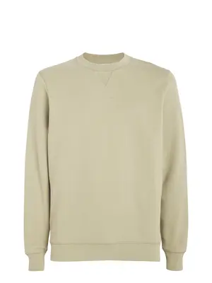Sunspel Loopback Sweatshirt Green