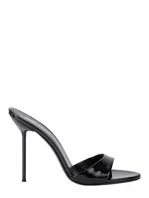 Paris Texas Patent Leather Lidia Mules 105 - Black