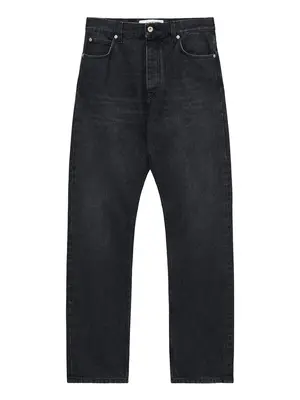Loewe Mid-rise Straight Jeans - Black