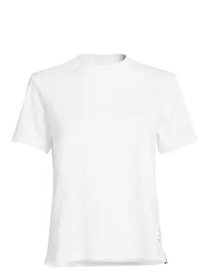 Thom Browne Name Patch T-Shirt White