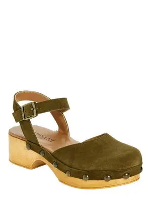 Cordani Cordani Winston Ankle Strap Platform Clog Crosta Verdone