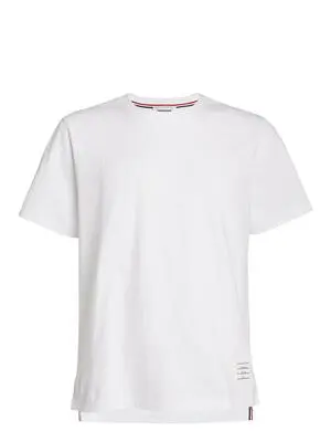 Thom Browne Cotton Name Tag T-shirt - White