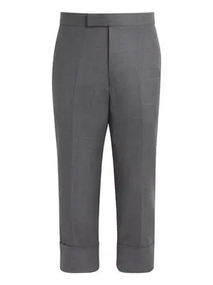 Thom Browne Wool Tailored Trousers - Grey