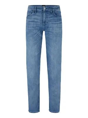 BOSS BOSS Straight Leg Jeans Turquoise