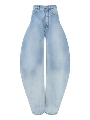 Alaïa High-rise Round Jeans - Black