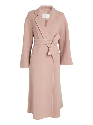 Max Mara Cashmere Belted Coat Pink