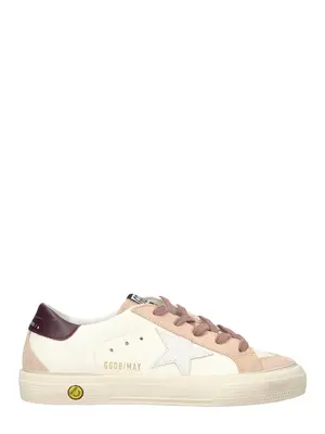 GOLDEN GOOSE Golden Goose May Leather Sneakers Ivory