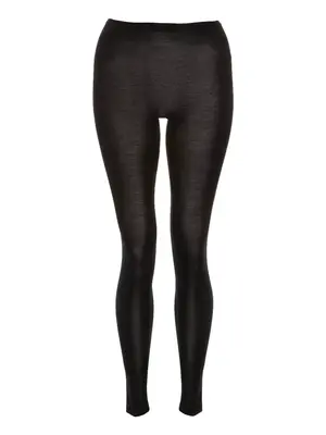 Hanro Pure Silk Leggings - Black