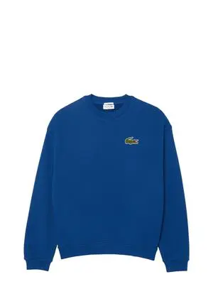 Lacoste Loose Fit Cotton French Terry Sweatshirt - Globe