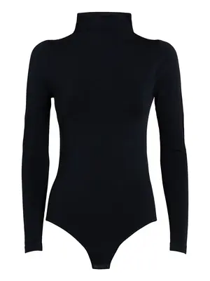 Falke Falke Seamless High-Neck Bodysuit Blue