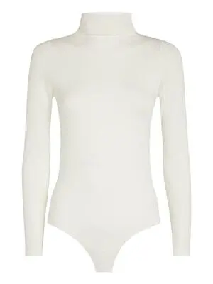 Falke Seamless High-neck Bodysuit - Ivory
