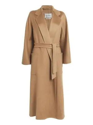 Max Mara Ludmilla Cashmere Wrap Coat - Beige
