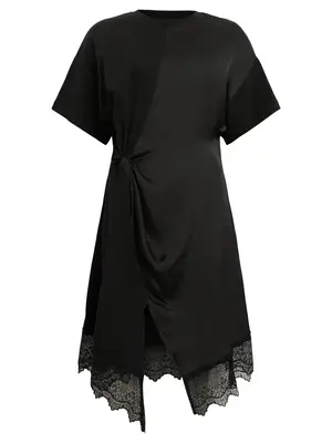 ALLSAINTS Lana Panelled Mini Dress - Black