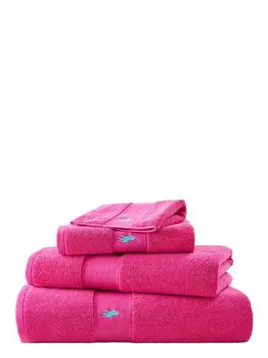 Ralph Lauren Polo Player Bath Sheet - Pink