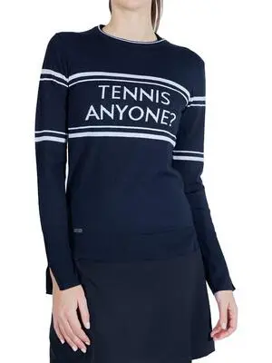 L'ETOILE SPORT The Court Sweater - Navy