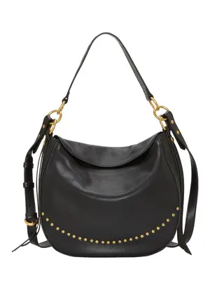 Vince Camuto Vince Camuto Noemy Leather Shoulder Bag Black