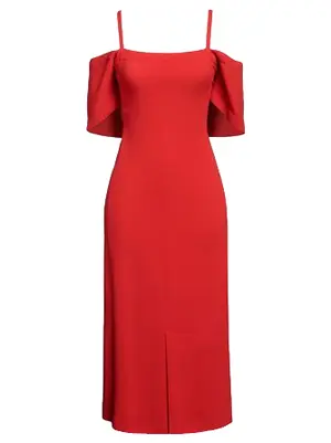 Victoria Beckham Midi Dress - Red