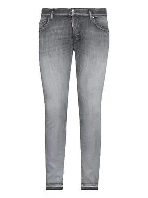Dsquared2 Cotton Blend Skinny Jeans - Grey