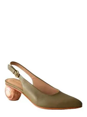 HUMA BLANCO Huma Blanco Canela Slingback Pumps Olive