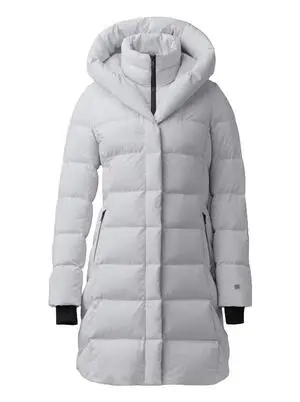 Soia & Kyo Isabella Water Repellent Down Puffer Coat Stone