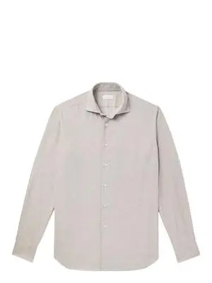 SLOWEAR Glanshirt Brushed-cotton Shirt - Gray