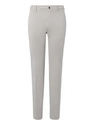 SLOWEAR Venezia 1951 Slim-fit Straight-leg Trousers - Gray