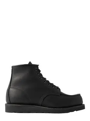 Red Wing 8074 Classic Moc Leather Boots - Black