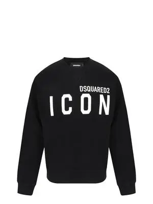 Dsquared2 Logo Print Sweatshirt - Black