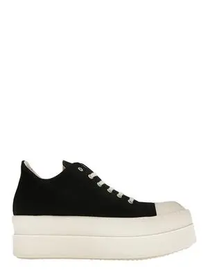 Rick Owens Double Bumper Low Top Sneakers - Black/milk
