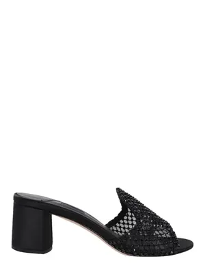 LE SILLA Gilda Crystal-embellished Sandals - Black