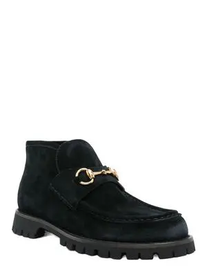 GUCCI Gucci Horsebit Suede Ankle Boots