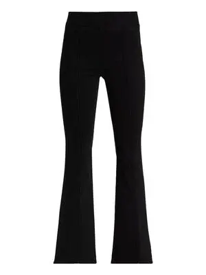 FRAME The Jetset Flare Pintuck Jeans - Black