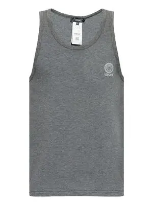 Versace Medusa-print Tank Top - Grey