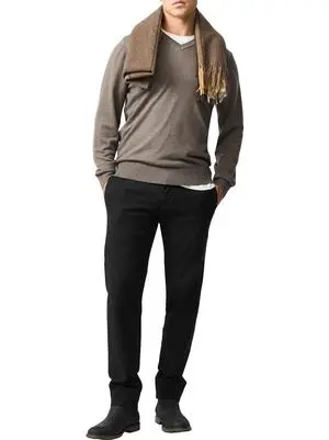 Rodd & Gunn Phoenix V-Neck Sweater Cinnamon