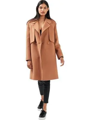 BELLE & BLOOM Palm City Wool-blend Coat - Camel
