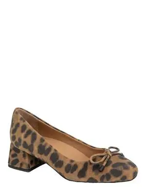 Gentle Souls By Kenneth Cole Lancine Pump - Leopard Suede