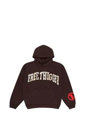 TRAVIS SCOTT X Cactus Plant Flea Market Free Thugger Hoodie - Brown