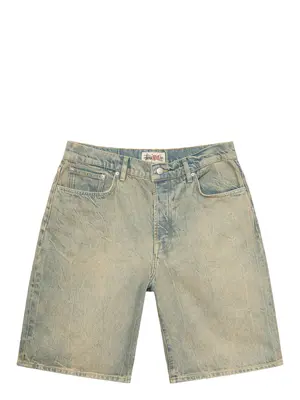 StÜssy Sandwash Denim Big Ol' Shorts - Blue