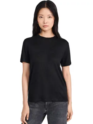 Sold Out NYC Linen Tee - Black