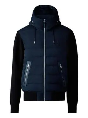 Mackage Andrew Hybrid Down Jacket - Navy