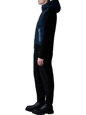 Mackage Andrew Hybrid Down Jacket - Navy