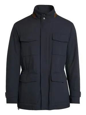 Kiton Kiton Nylon Field Jacket Navy