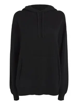 Harrods Cashmere Hoodie - Black