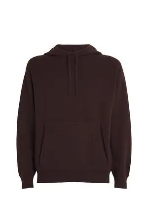 Harrods Cashmere Hoodie - Brown