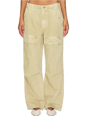GRLFRND Steph Low Rise Cargo Jeans - Slide Rock