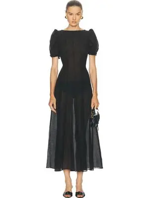 Lpa Emory Midi Dress - Black