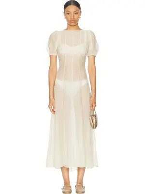 Lpa Emory Midi Dress - Ivory